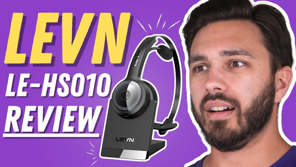 $35 Bluetooth Headset For Calls - Levn LE-HS010