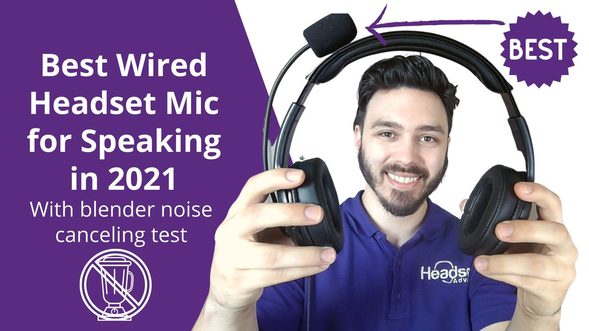 Best Wired Headset Mic for Speaking 2021 - MIC Test included!
