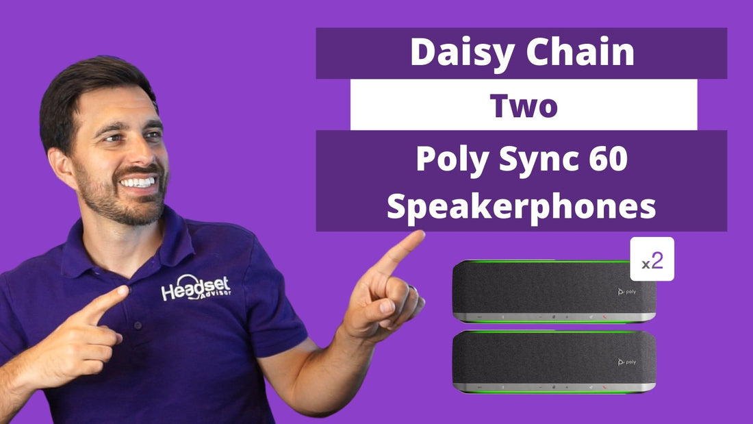 How To Sync Two Poly Sync 60 Speakerphones Together