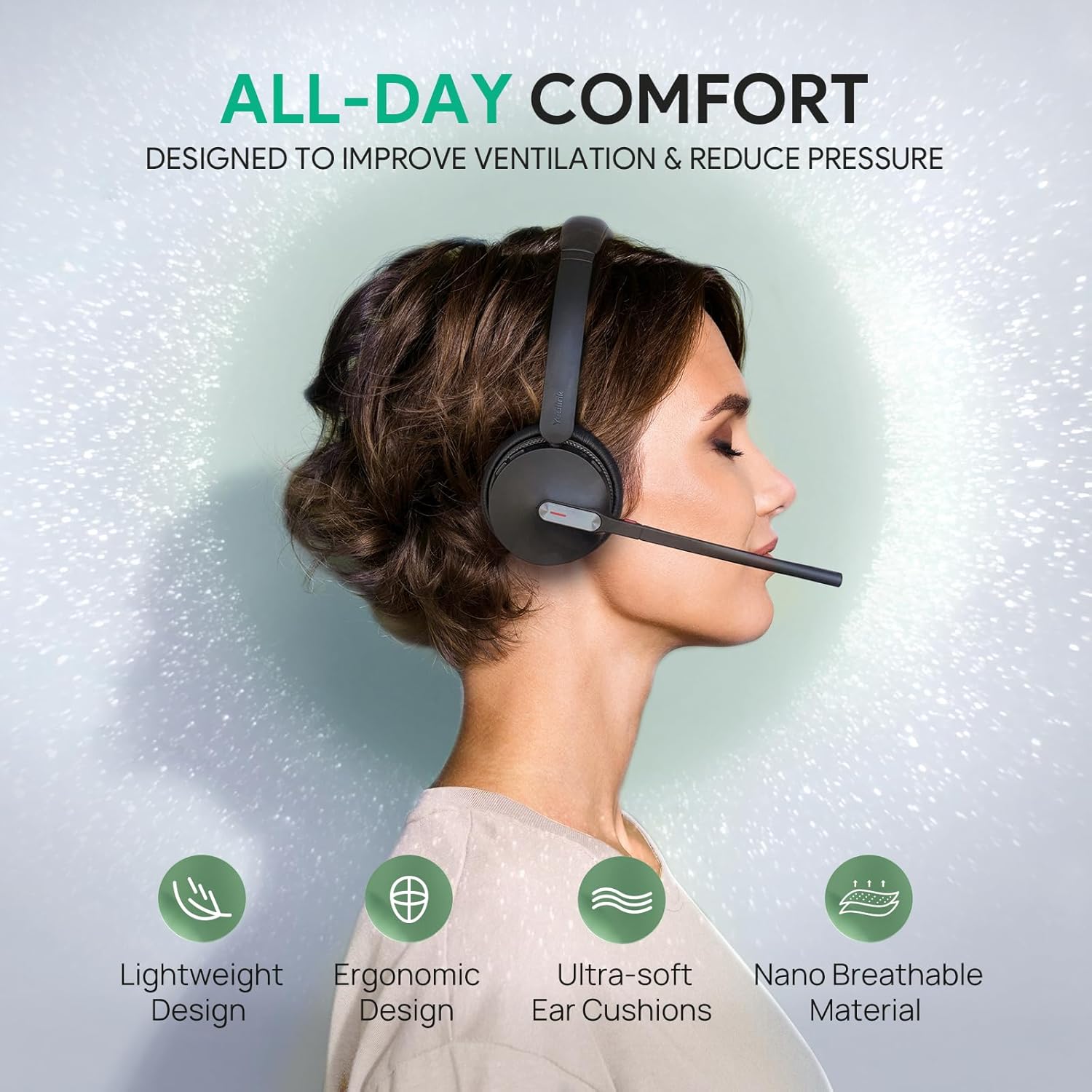 Yealink WH64 DECT & Bluetooth Wireless Office Headset