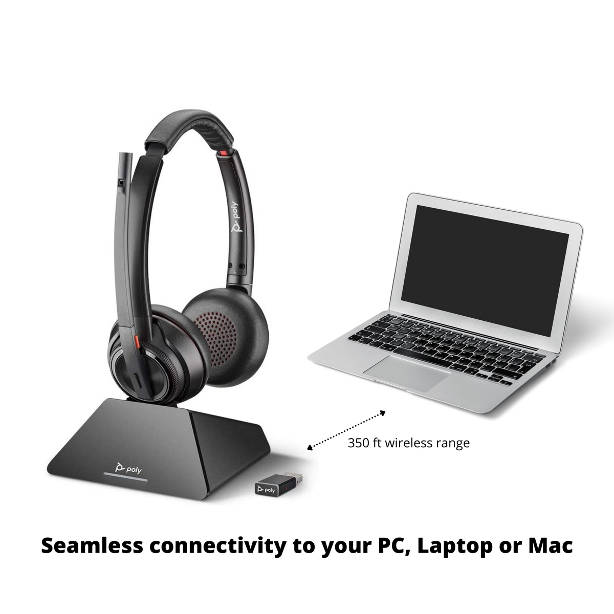 Plantronics Savi 8220 UC DECT Wireless Headset | Headset Advisor