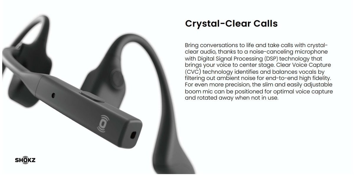 Shokz Opencomm2 UC Stereo Bone Conduction Bluetooth Wireless Headset