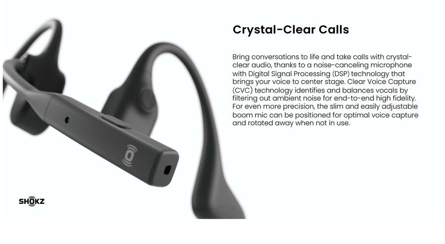 Shokz Opencomm2 UC Stereo Bone Conduction Bluetooth Wireless Headset